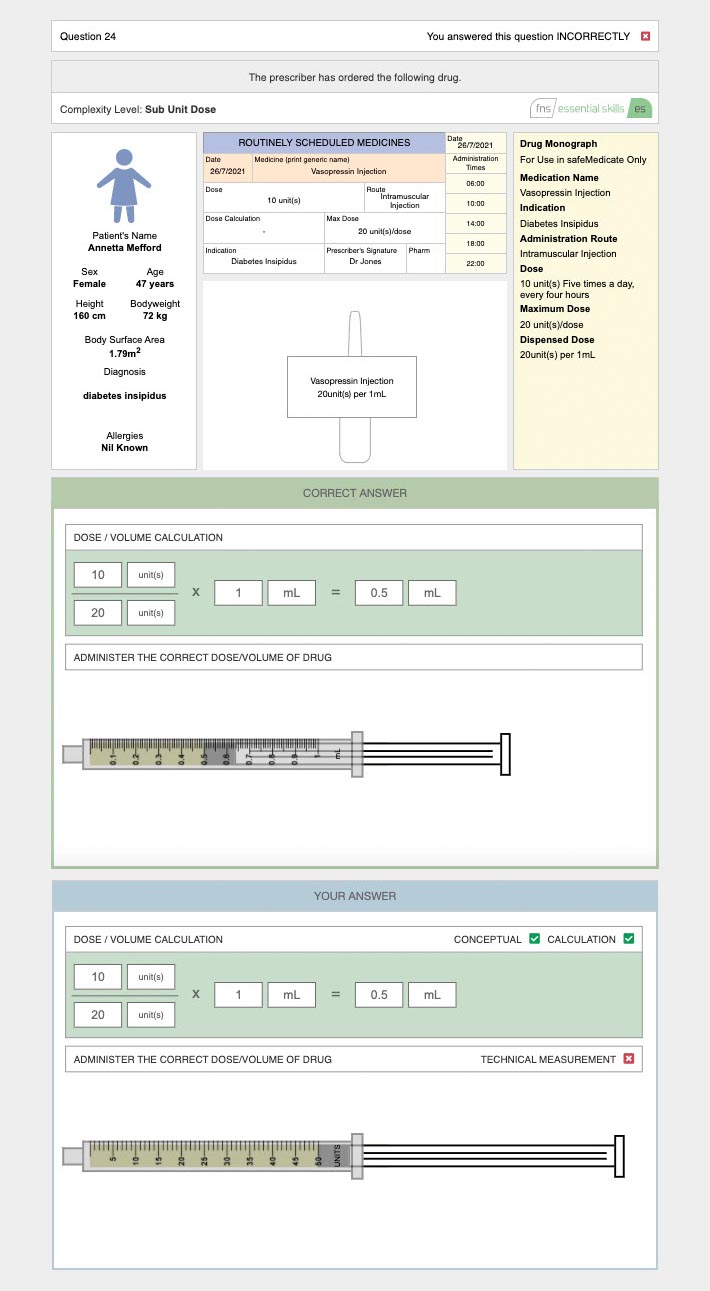 Assessment Scheduling & Reporting | Administration Portal | safeMedicate